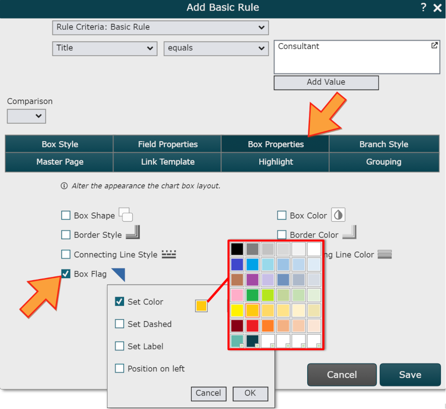 Rule-Driven Charting Example