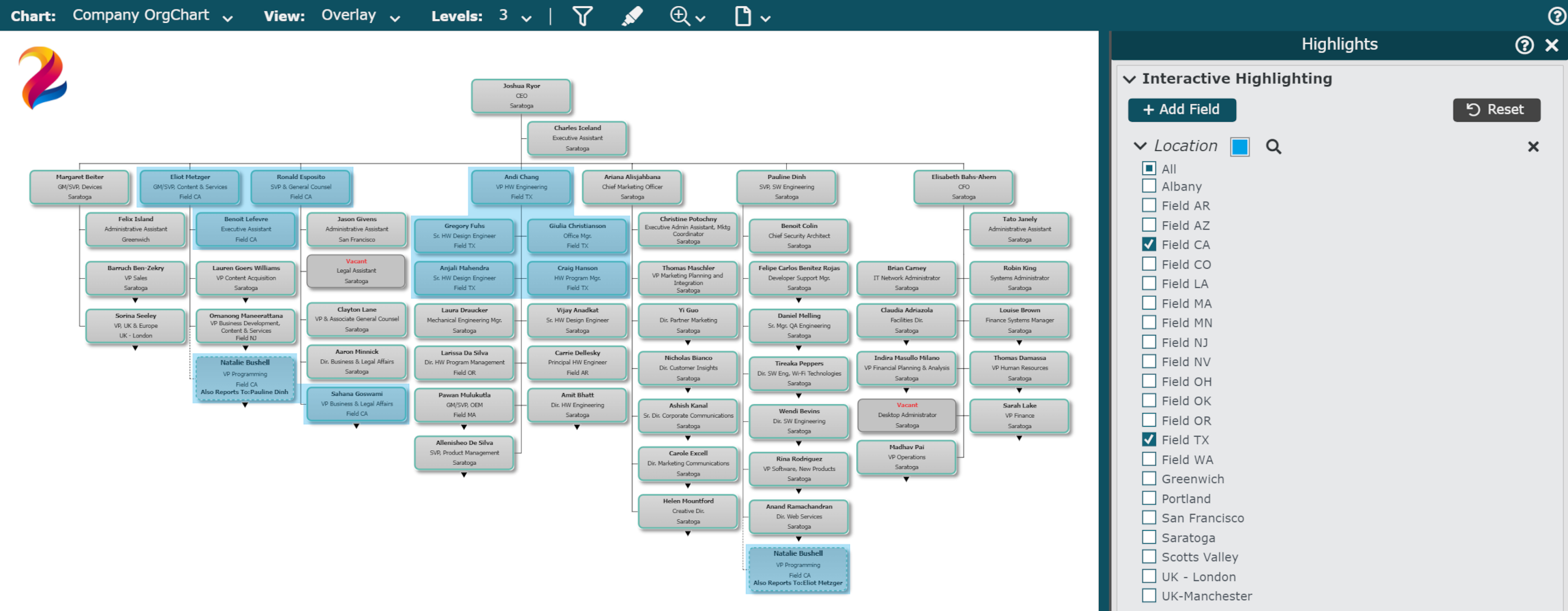 Interactive Highlighting