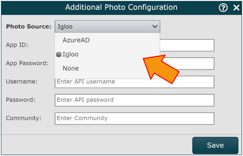 Igloo Photo Configuration